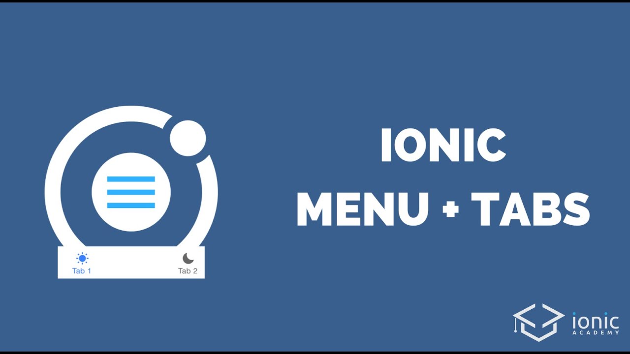 How to Combine Ionic 4 Tabs and Side Menu Navigation