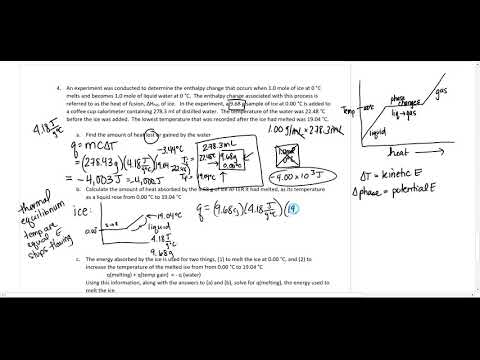 Calrorimetry and Heat of Fusion Practice Set #2
