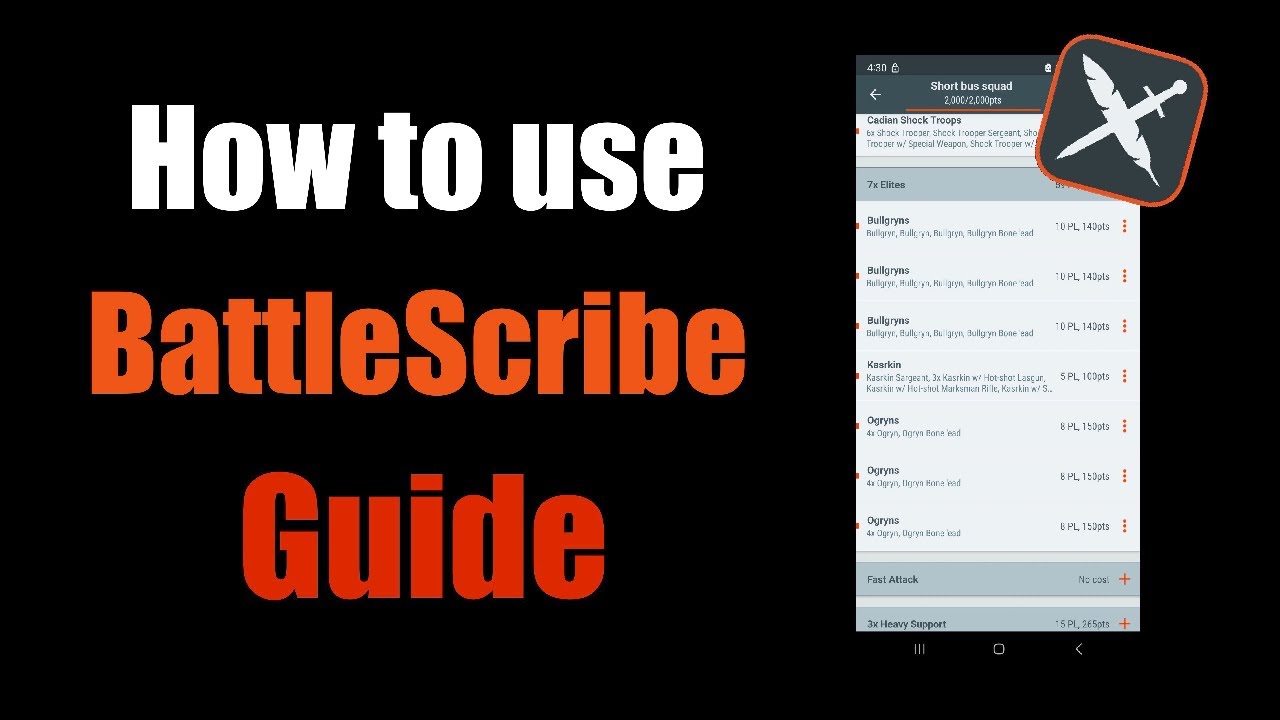 How to use Battlescribe - Guide for Beginners