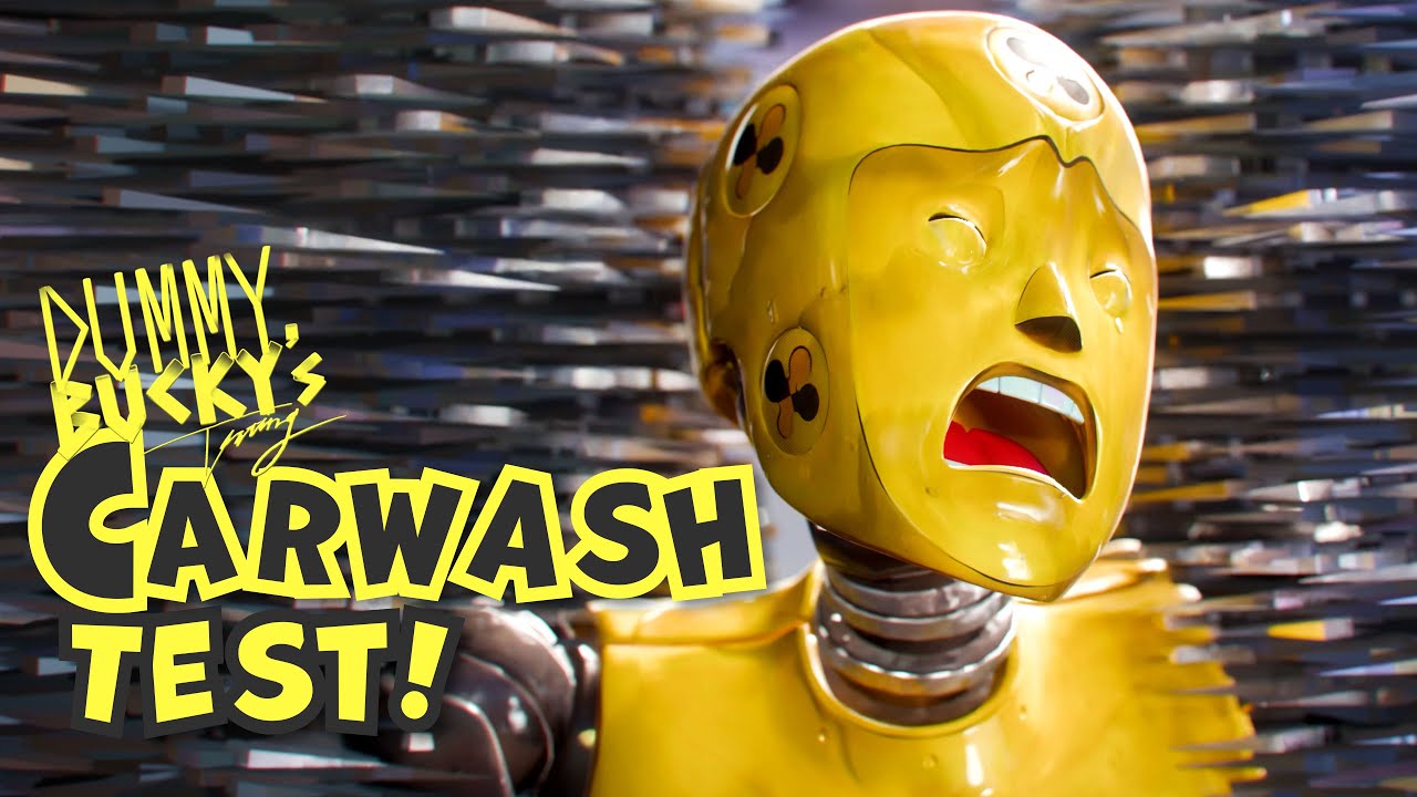 Dummy Bucky's Car Wash Test!