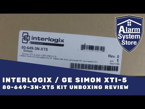 Interlogix / GE Simon XTi-5 80-649-3N-XT5 Kit Unboxing Review - What's in it for you?