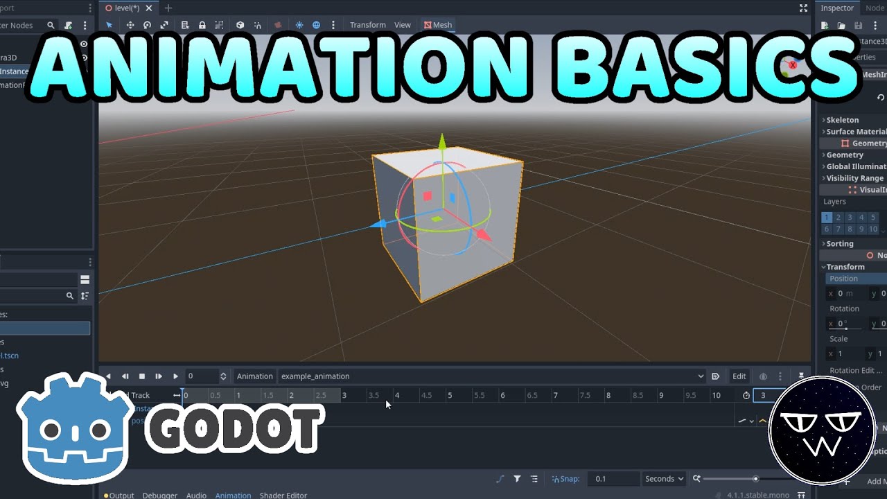 Godot 4 Beginner Tutorial - Animation Basics