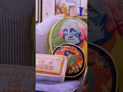 Behind a ONE-OF-A-KIND Needlepoint Collection #shorts