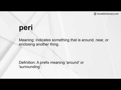 peri Meaning