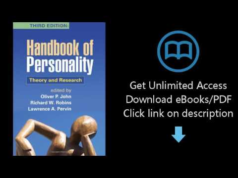 Handbook of Personality, Third Edition: Theory and Research