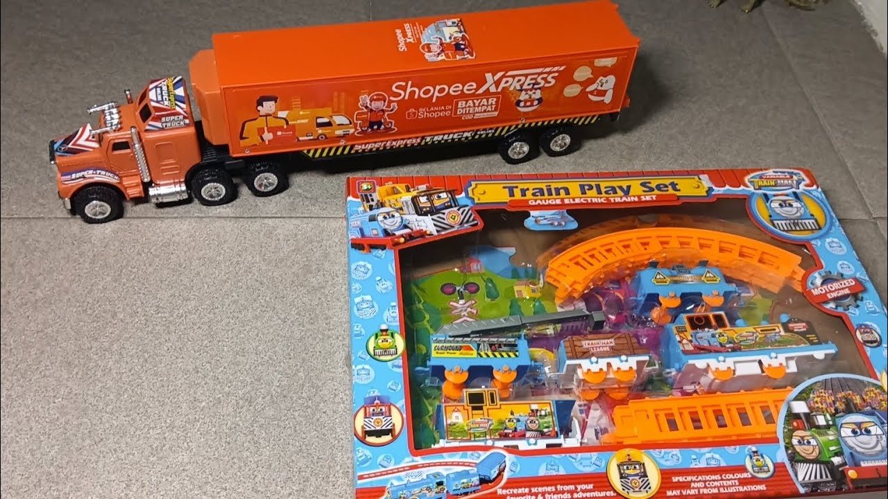 Mainan Kereta Api Murah Banget! / Super Cheap Train Toy Unboxing 😲 