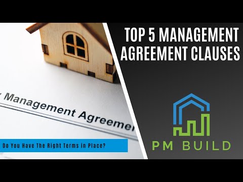 Top 5 Management Agreement Clauses