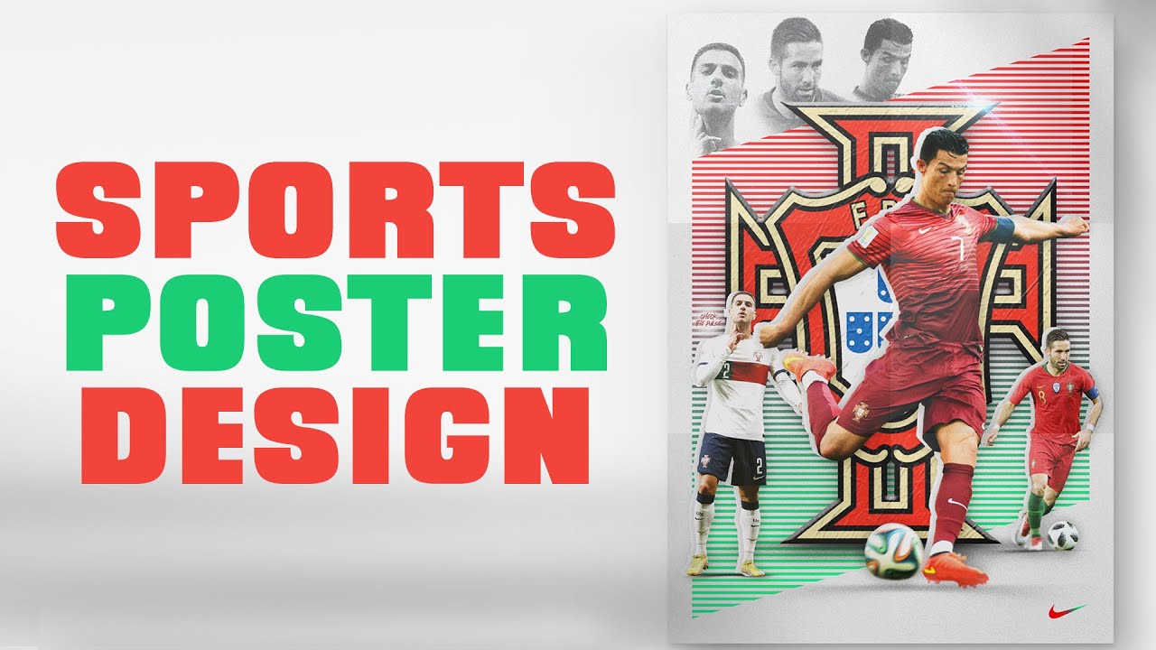 Sports Poster - Graphic Design Speed Art