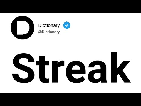 Streak Meaning In English
