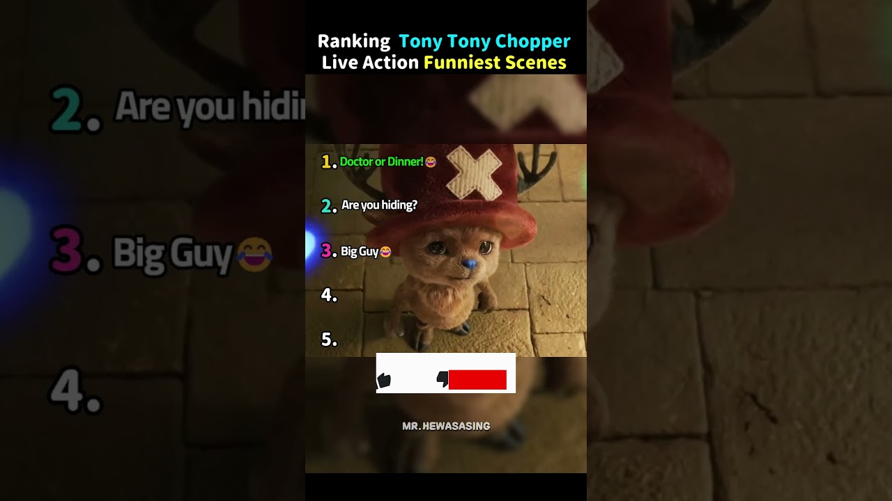 Ranking Tony Tony Chopper Live Action Funniest Scenes #onepiece