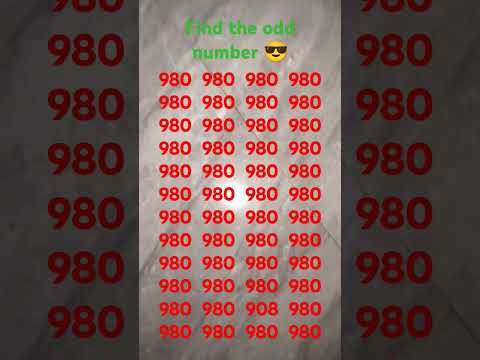 find the number #908 #quiz