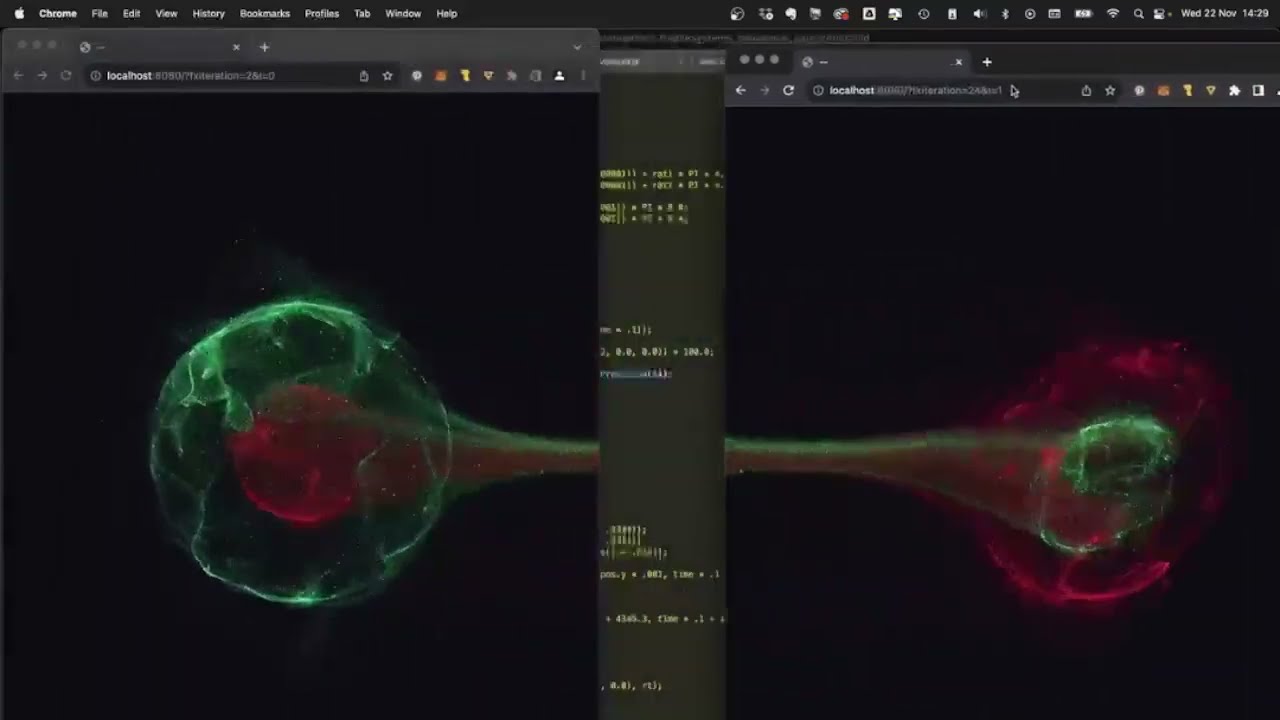 Multiple window 3d scene using three.js and localStorage || made by bjorn staal