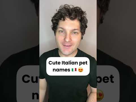 Cute Italian names for your partner! 💏 🇮🇹 #shorts