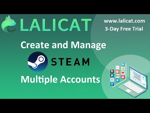 How to create multiple Steam accounts on one computer?