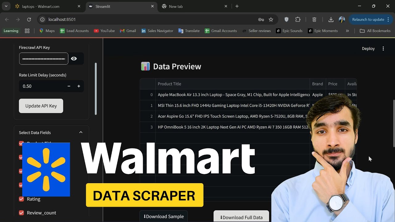 Scrape Walmart Product Data with Python API | Walmart Scraper 2025