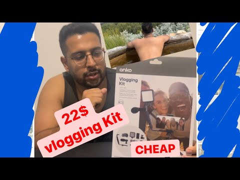 My $22 VLOGGING kit review | Hot Springs