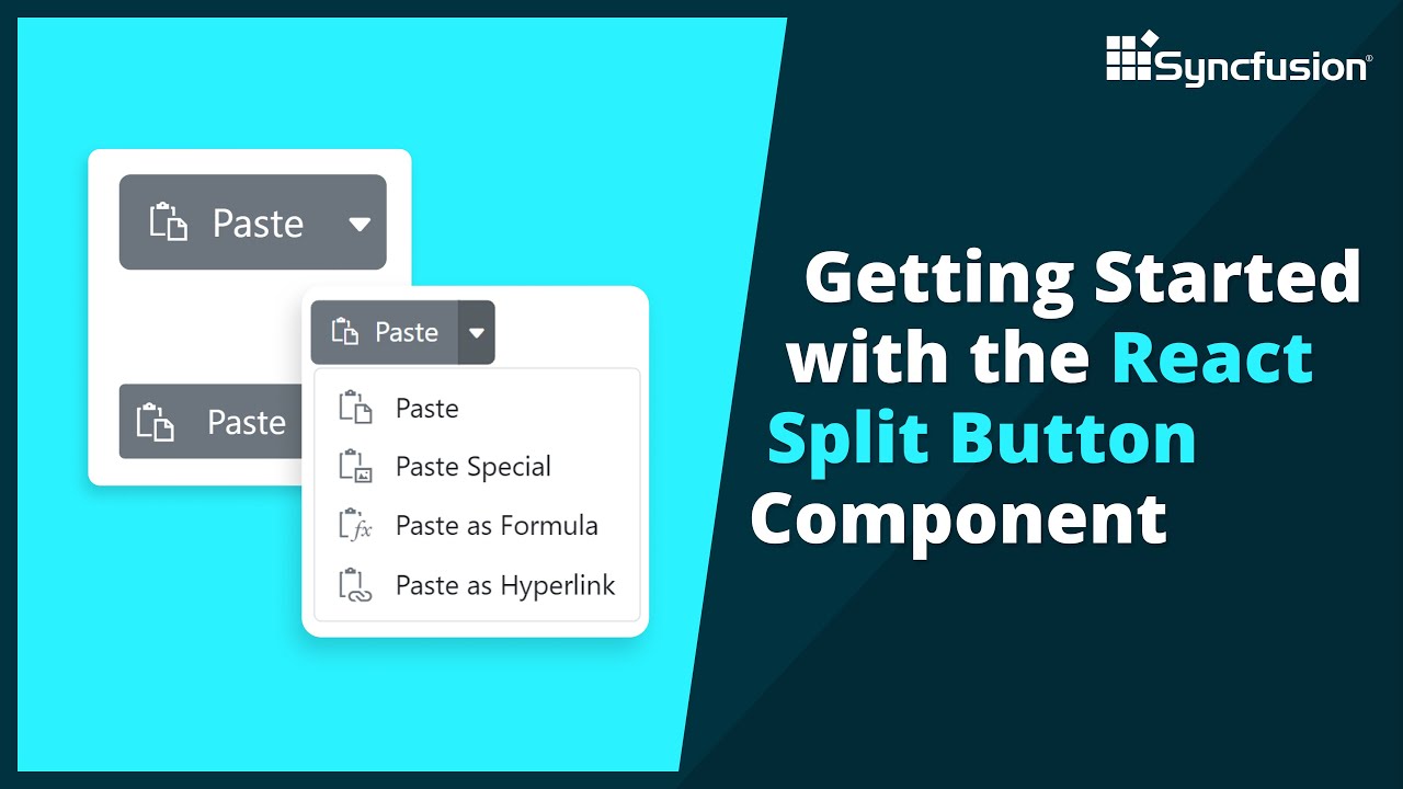 Getting Started with the React Split Button Component