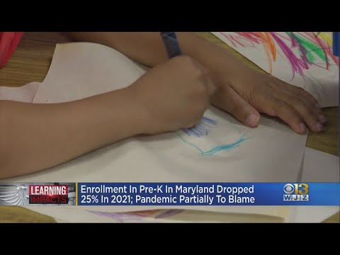 Maryland Pre-K Enrollment Dropped 25% In 2021