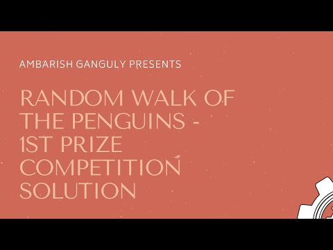 Random Walk of the Penguins - 1st prize competition solution