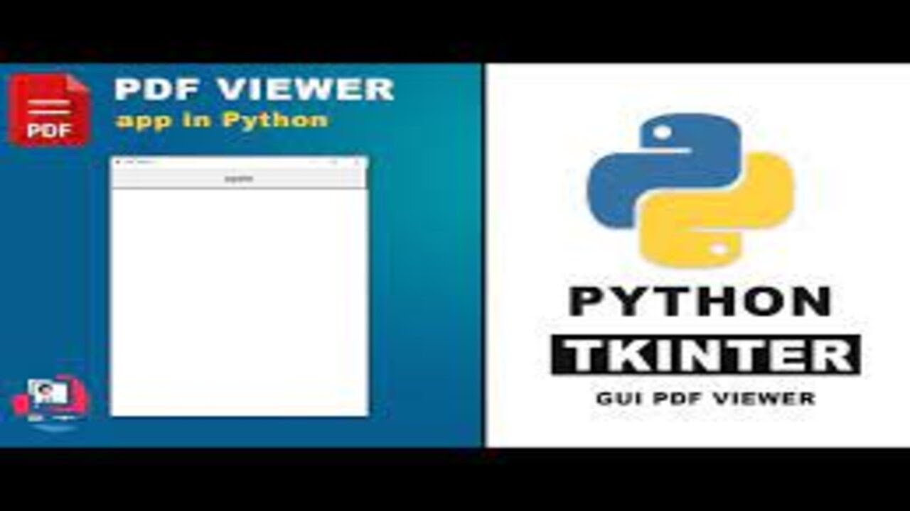 Simple PDF Reader with Tkinter