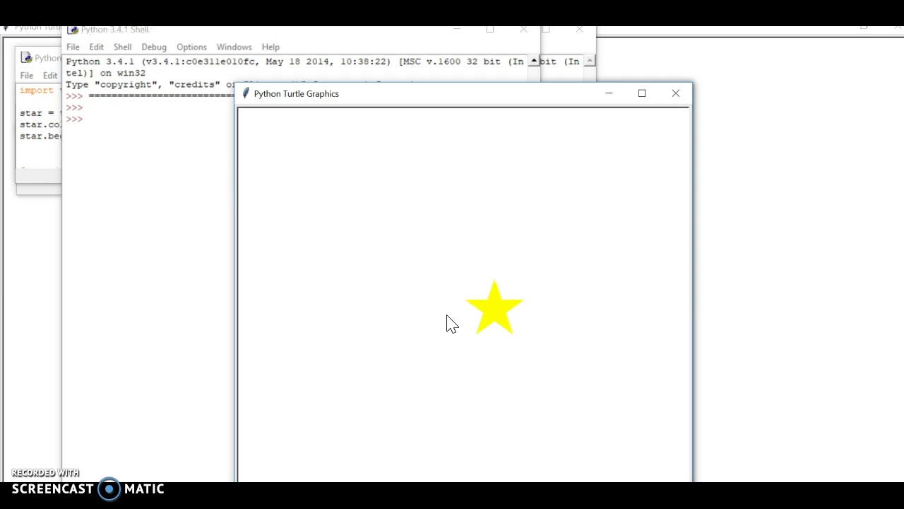 Python Turtle Drawing Shapes Challenge