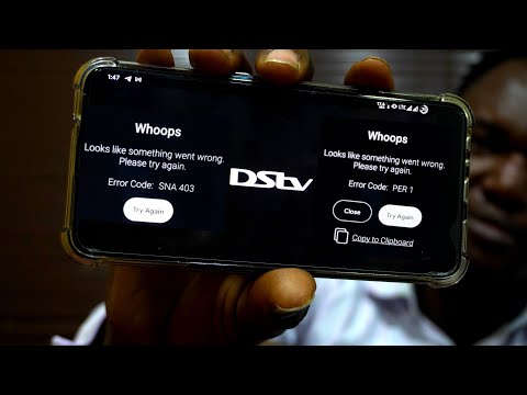 HOW TO FIX ALL DSTV STREAMING APP ERROR CODES || 503, SNA 403, PER 0, PER 1, EVE 403