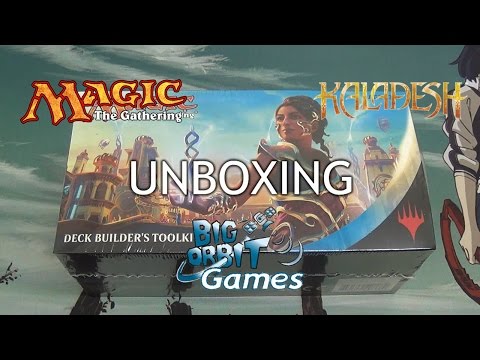 Magic The Gathering: Kaladesh Deck Builder's Toolkit Unboxing