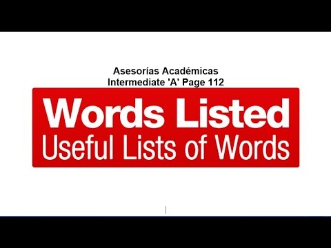 Intermediate 'A' Chapter 26 Page 112 'Words that end with /iz/'