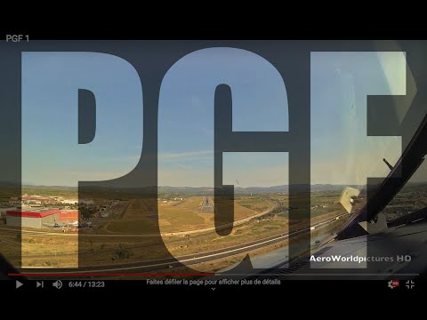 Cockpit | Landing ✈ PERPIGNAN ( PGF / LFMP ) France ✈ A320 - RWY33 [HD]