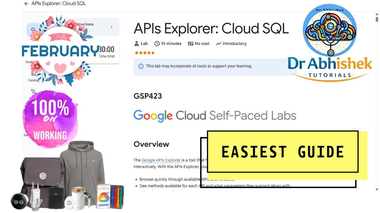 APIs Explorer: Cloud SQL | FEB 2026 | #GSP423 #qwiklabsarcade2026