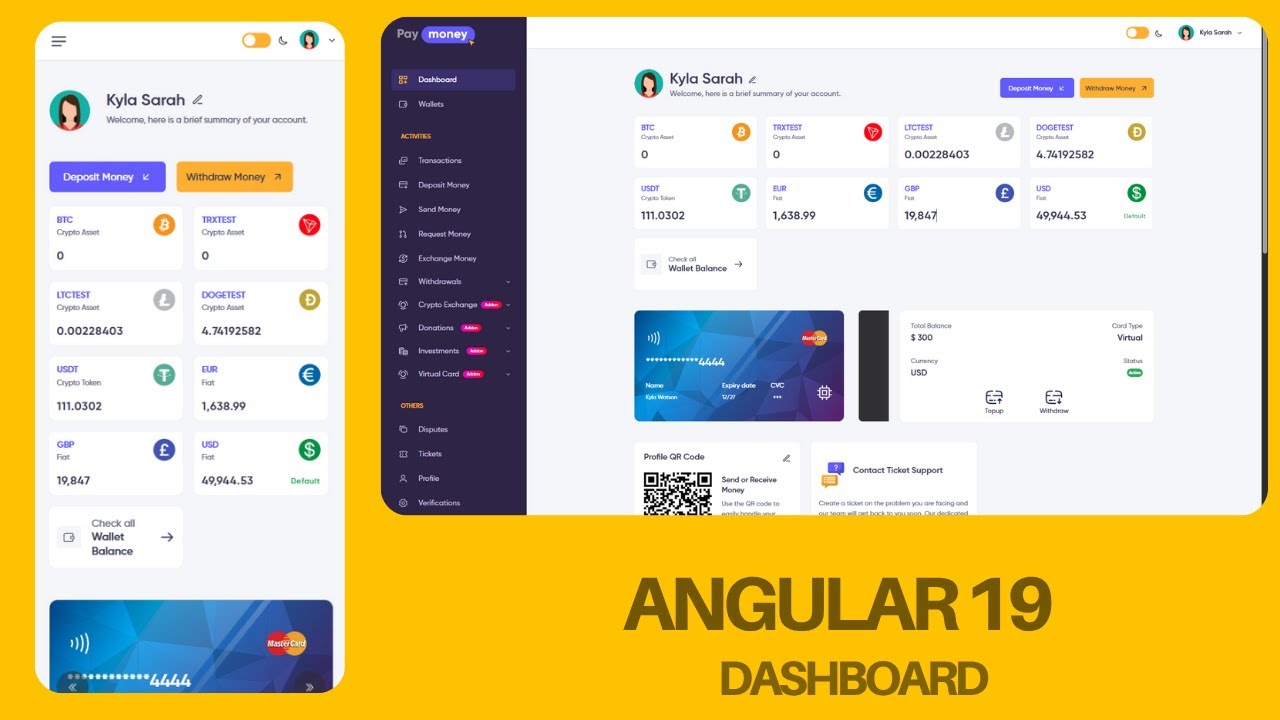 Angular 19 Dashboard Series Part 1 | Modern Admin Panel with Bootstrap