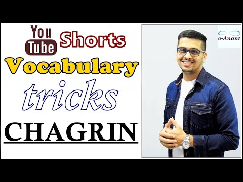 CHAGRIN (Vocabulary with Mnemonics) #Shorts #YoutubeShorts
