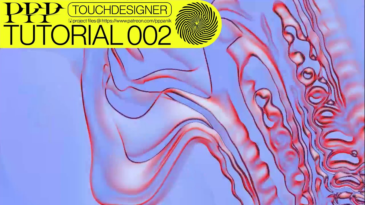 TOUCHDESIGNER TUTORIAL - GENERATIVE LIQUID PAINTING