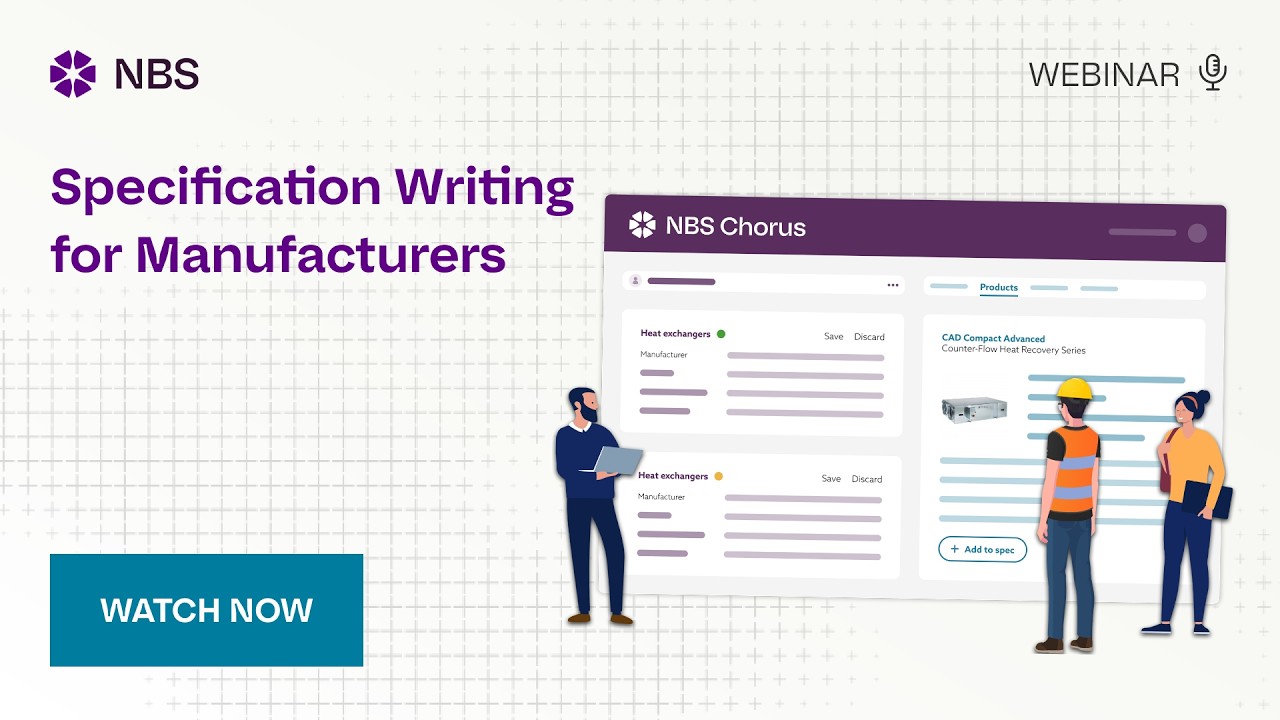 Specification Writing For Manufacturers