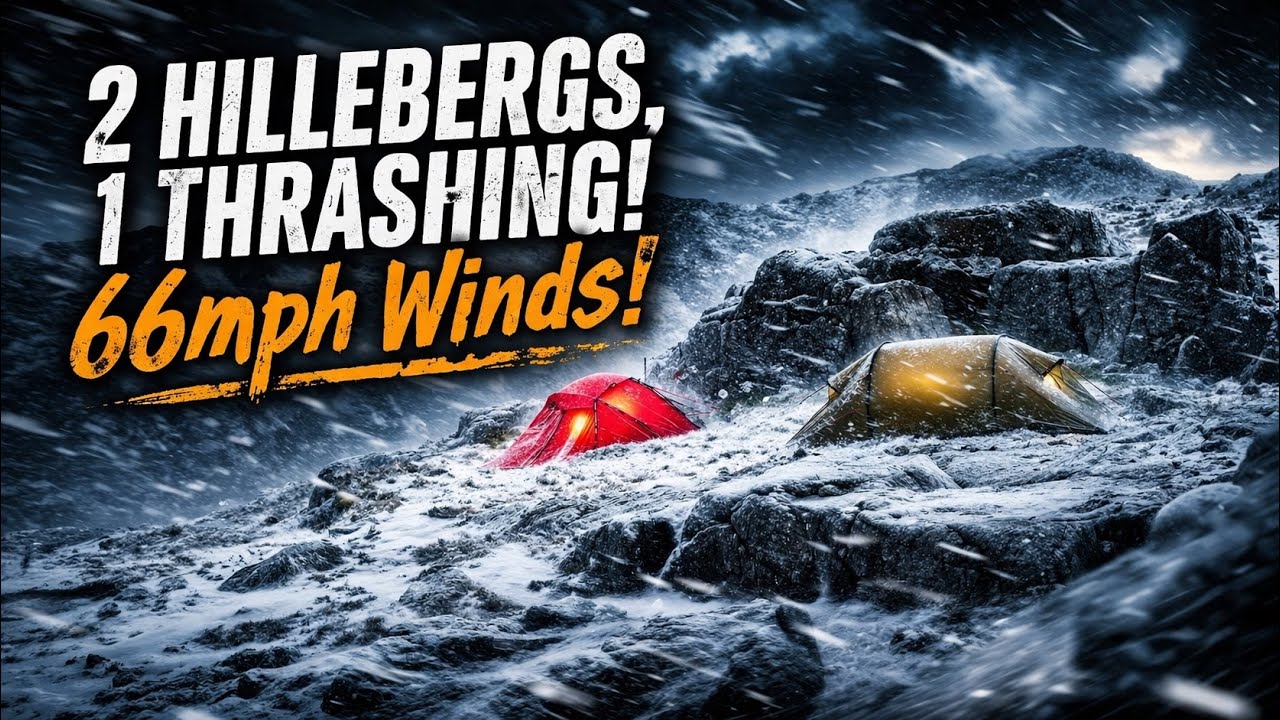 2 Hillebergs, 1 THRASHING! | Jannu & Nammatj 2 | Lake District | Wild Camping