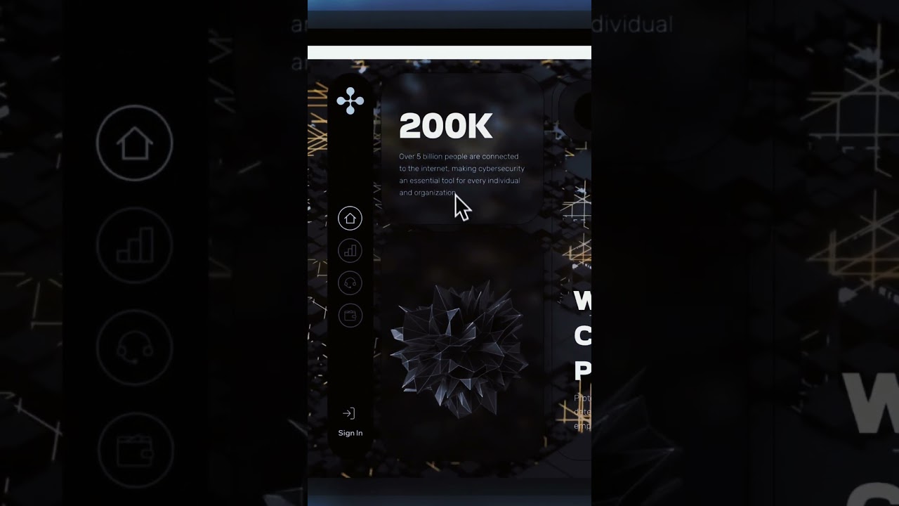 3D for this site was made in Spline designed by 2 Click Designs #3danimation  #webdesign  #ui  #ux