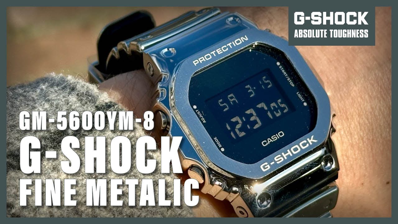 Unboxing The New Casio G-Shock GM-5600YM-8 Fine Metalic