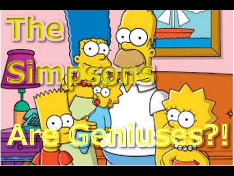 Cartoon Conspiracy Theory | The Simpsons actually Geniuses ...