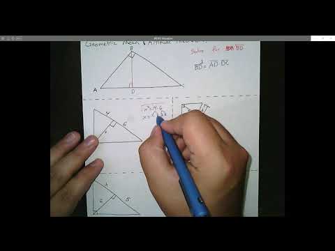 Geometry: Geometric Mean Altitude Theorem