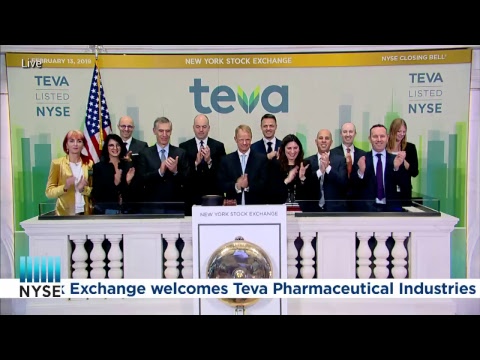Teva Pharmaceutical Industries (NYSE: TEVA) Rings the NYSE Closing Bell
