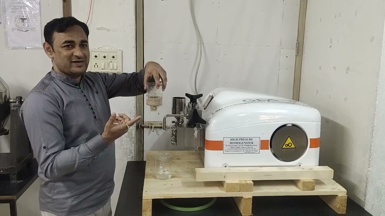 High Pressure Homogenizer Gea Niro Soavi, Italy, Panda Plus 2000.:- Operation