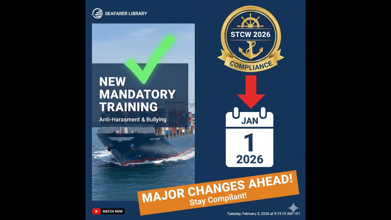 STCW 2026 in Minutes  Stay Compliant! ( with english subtitle)