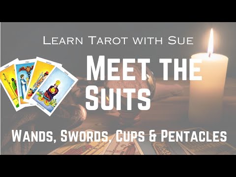 Meet the Suits of Wands, Swords, Cups and Pentacles