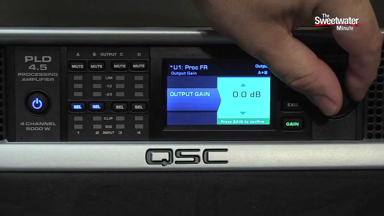 QSC CXD4.5-Q усилитель мощности, 4x1150 Вт, 8 Ом, 2х2250 Вт, 8 Ом, 1х ...