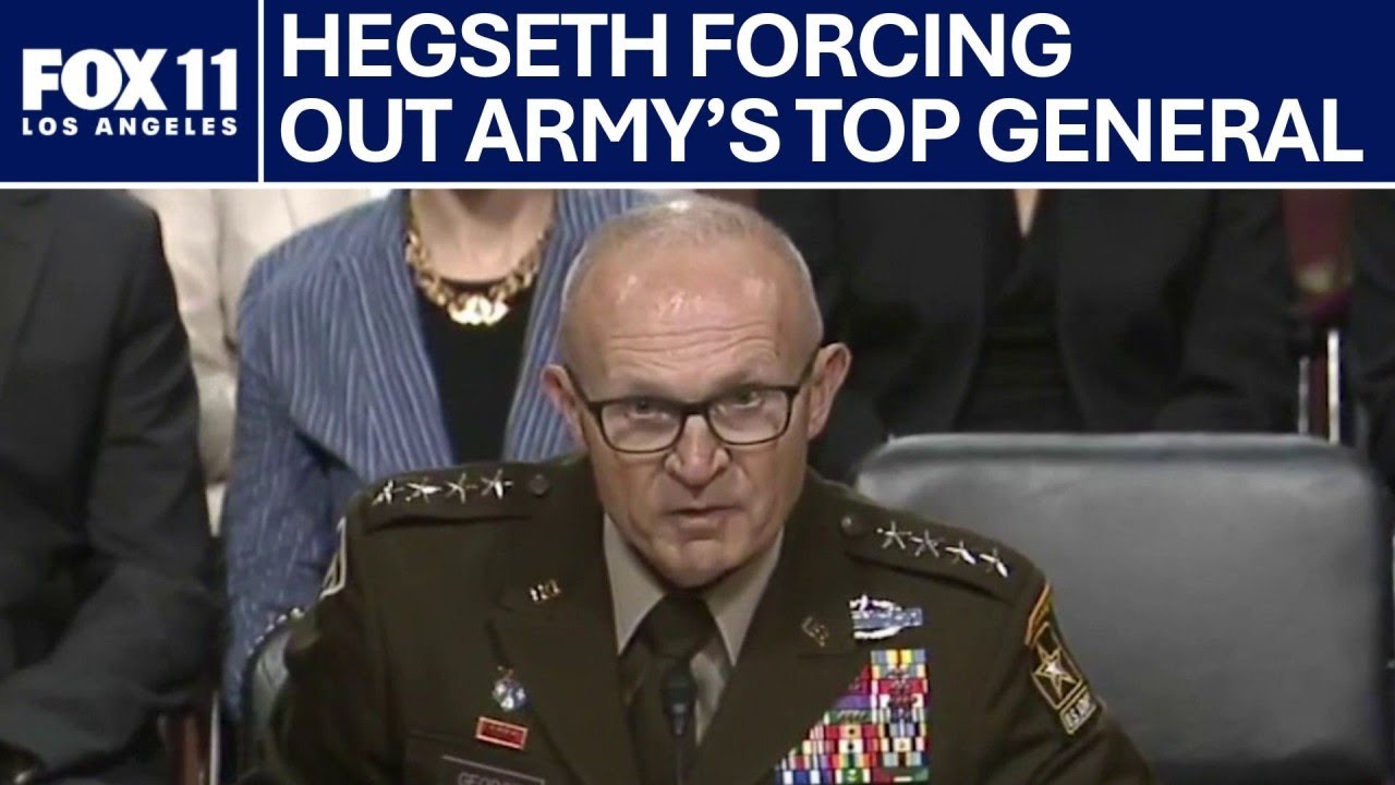 Hegseth tells US Army chief of staff to step down