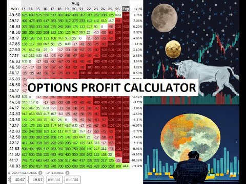 Options Profit Calculator (Calls, Puts, Call Credit Spreads and Put Credit Spreads) For Beginners