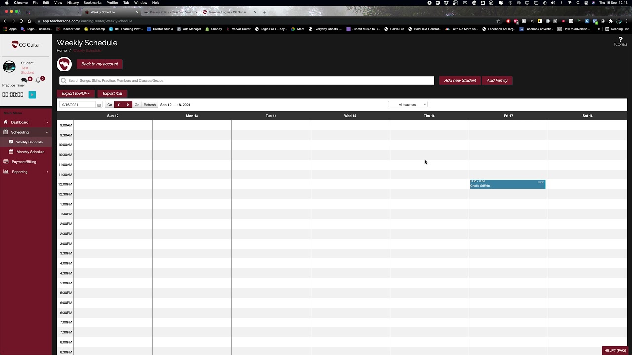 TeacherZone - Scheduling via Computer