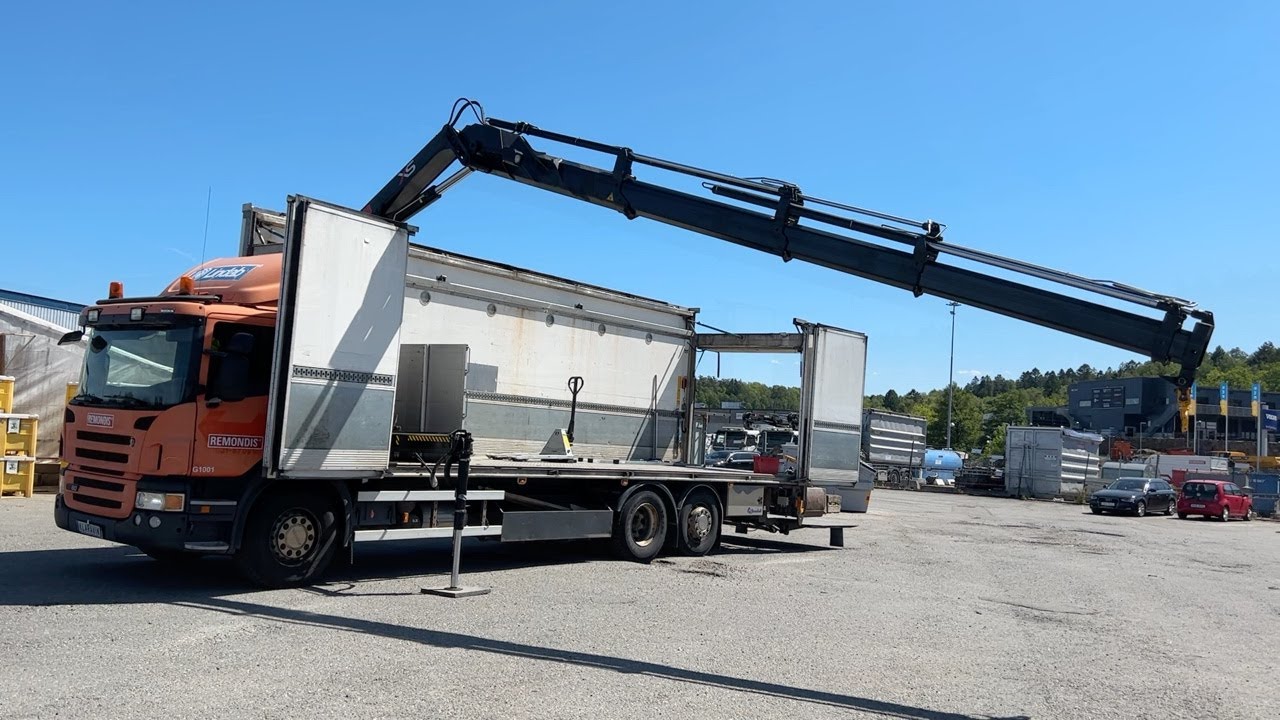 Kranbil Scania 280, Göteborg, Klaravik auktioner
