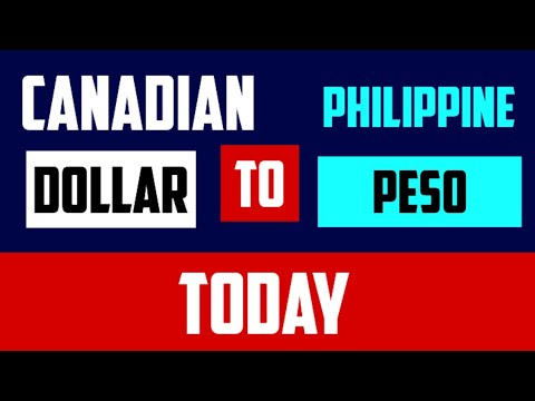 1 Canadian Dollar to Philippine Peso Conversion TODAY May 30,2024
