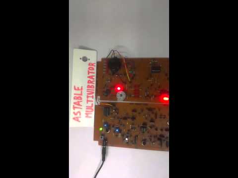 Astable Multivibrator using 555 Timer IC